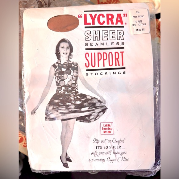 Accessories | Vintage Lycra Stockings Alexanders Price Tag In Original ...